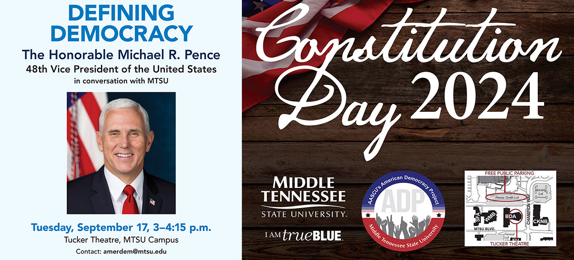 MTSU to host Mike Pence, 48th Vice President of the United States, for ...