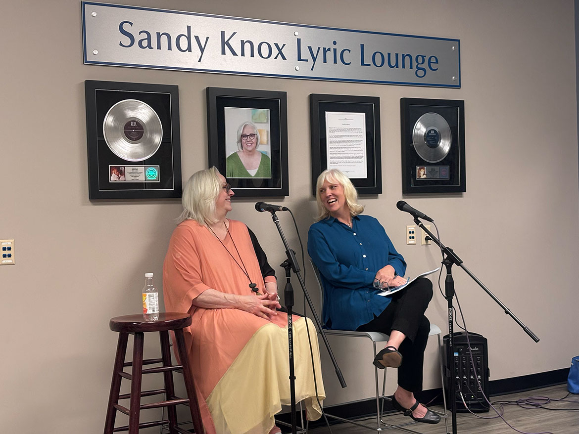 Grammy-nominated songwriter Sandy Knox inspires MTSU students with ...